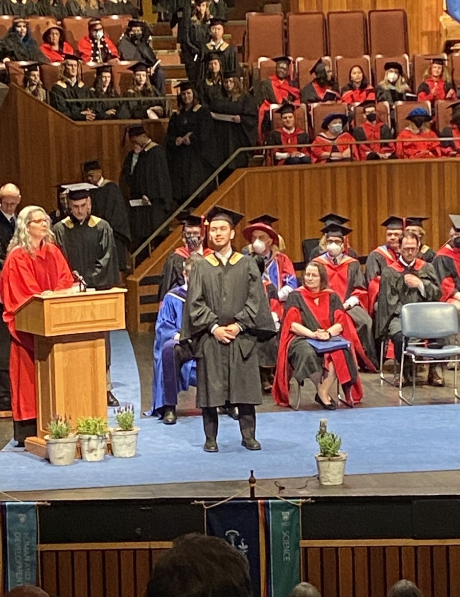 Emmett's UVIC graduation - Umbrella Society